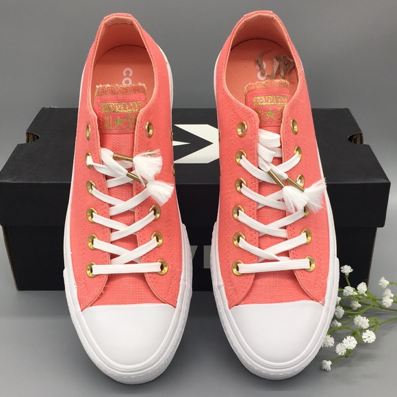 Converse | Shoes | Converse Ctas Lift Ox Pinkdriftwoodwhite | Poshmark